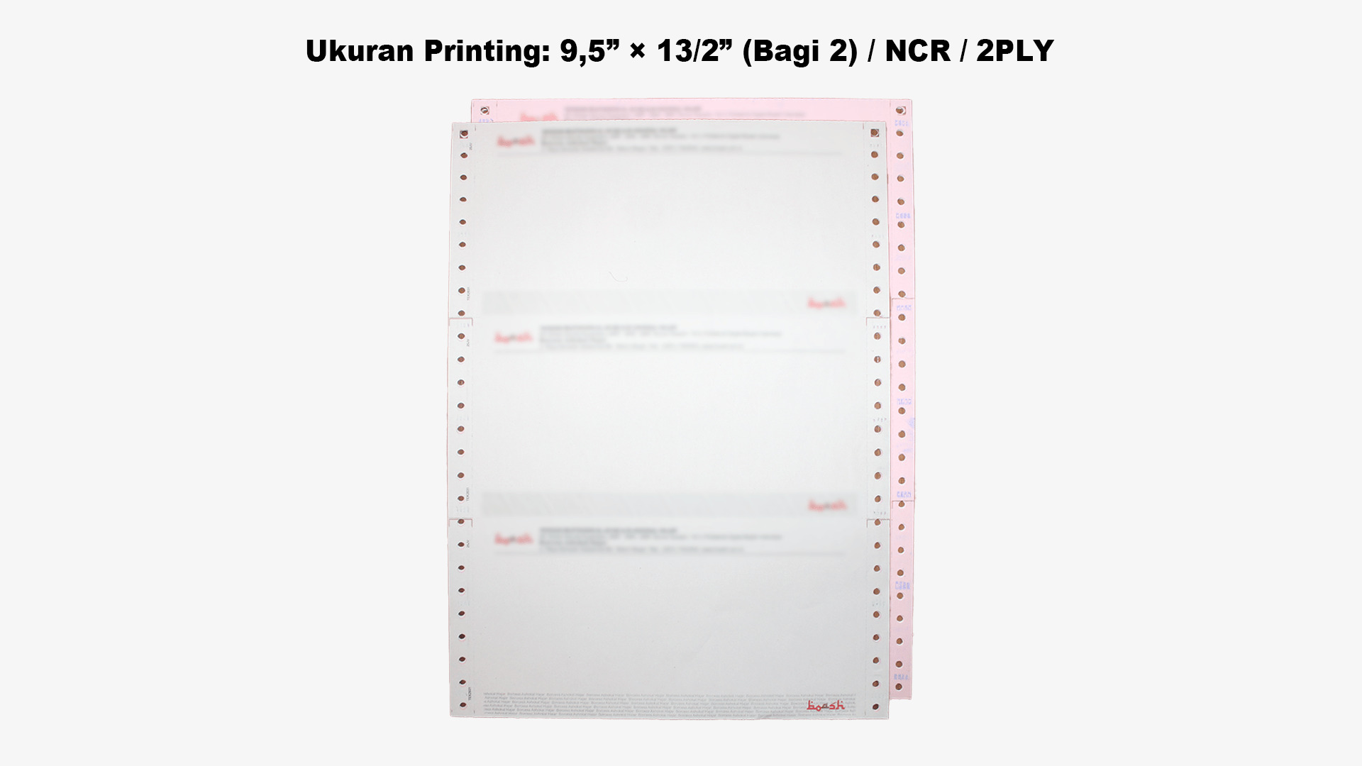 Pembuatan Custom Paperpryns Continuous Form & Kertas Roll